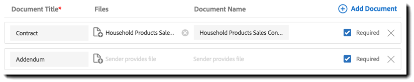 Configure a new sending workflow